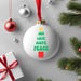 Christmas Tree SVG Cut File, Joy Love Hope Peace Design (digital ...