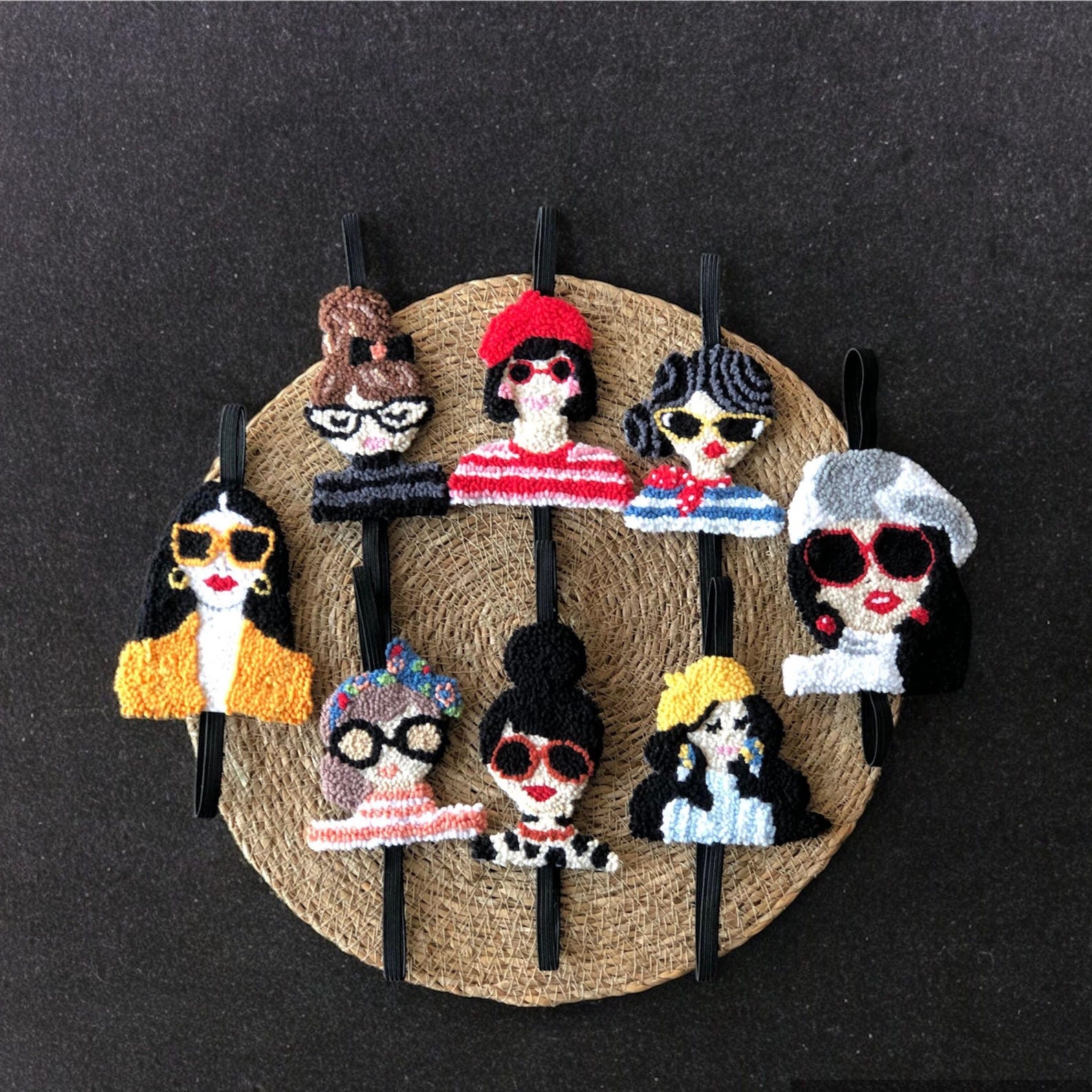 Handcrafted Bookmarks | Unique Punch Needle Art for Book Lovers & Women ...