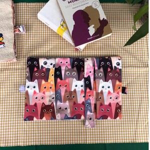 Custom Punch Needle Book Sleeve – Handmade Embroidered Book Cover - Etsy