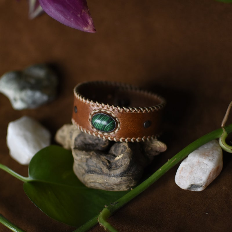 Leather and Stone - Etsy