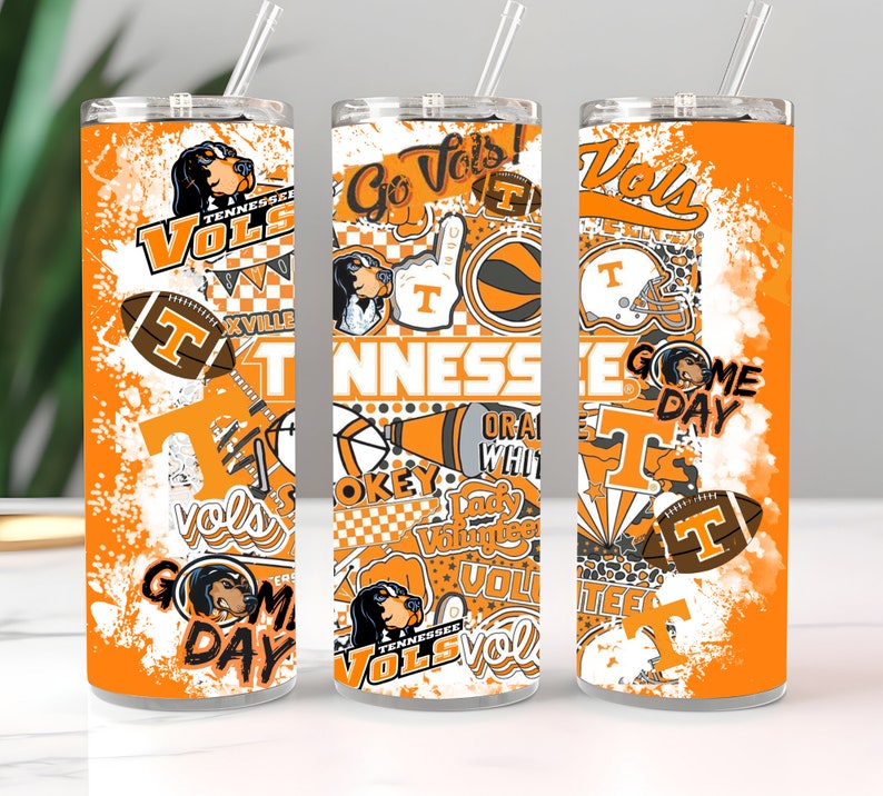 Tennessee Vols Skinny Tumbler Designs - Etsy