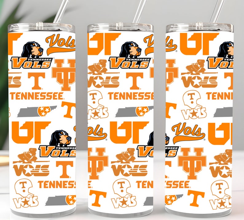 Tennessee Vols Logo Skinny Tumbler Designs - Etsy