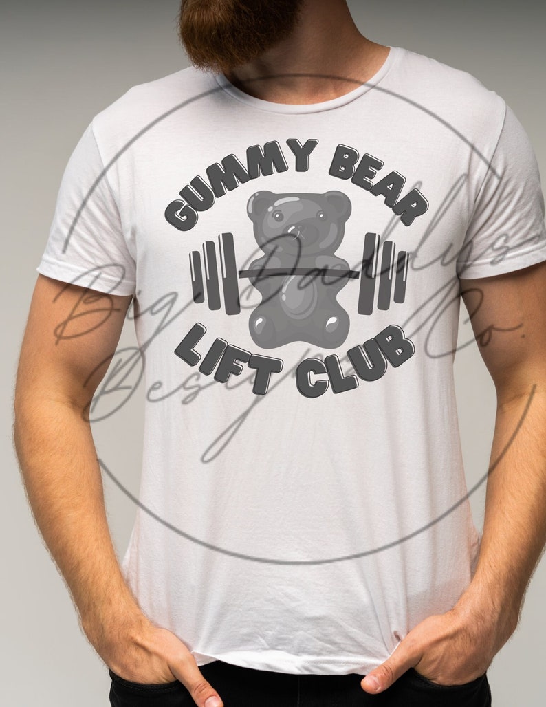 Gummy Bear Lift Club, Digital Download, DTF, Sublimation - Etsy