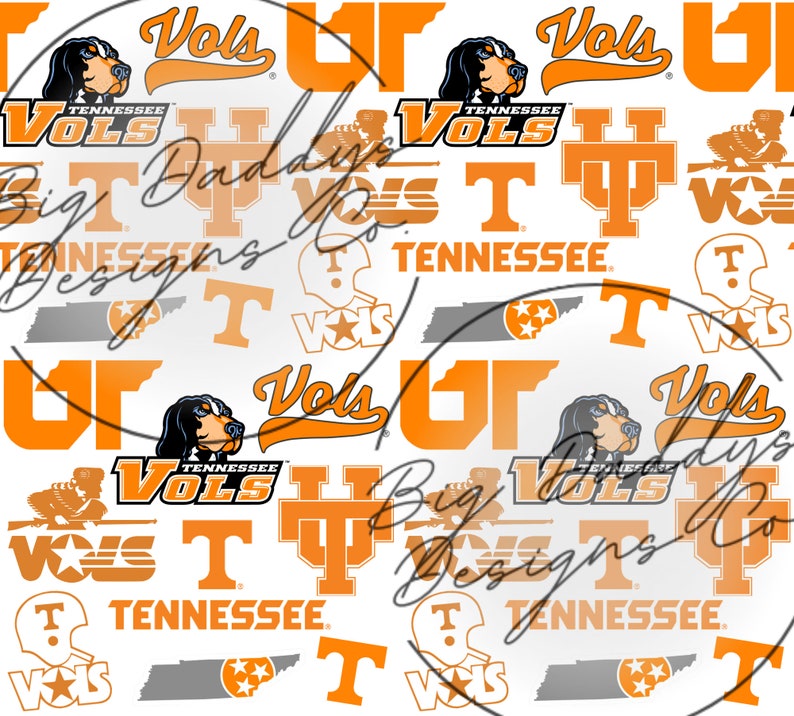 Tennessee Vols Logo Skinny Tumbler Designs - Etsy