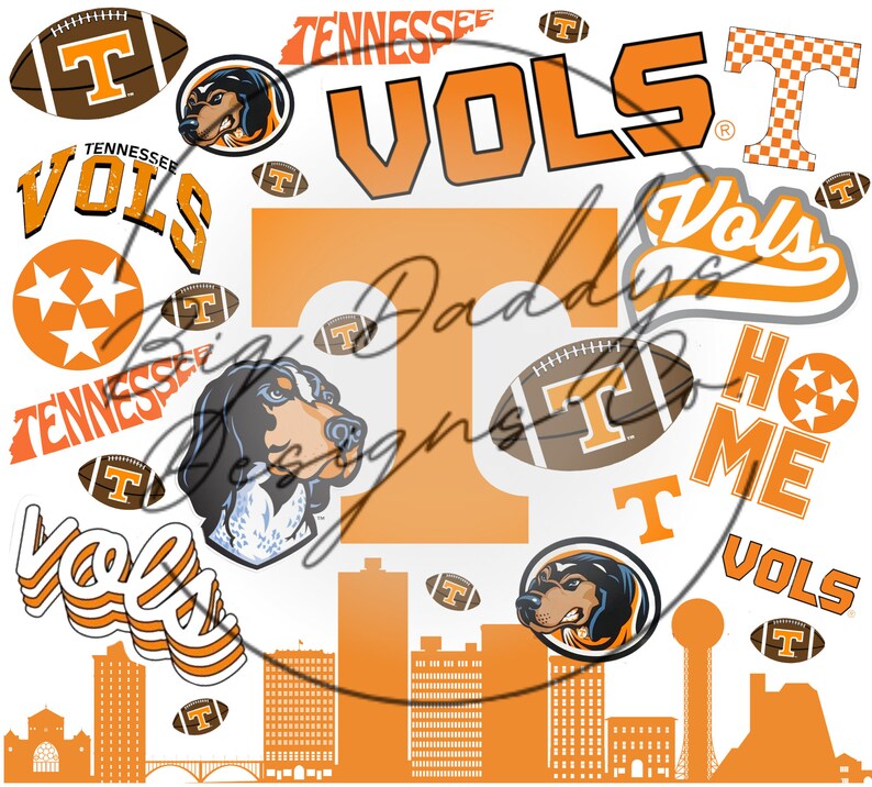 Tennessee Vols Skinny Tumbler Designs - Etsy