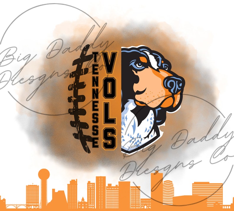 Tennessee Vols Smokey Skinny Tumbler Designs - Etsy