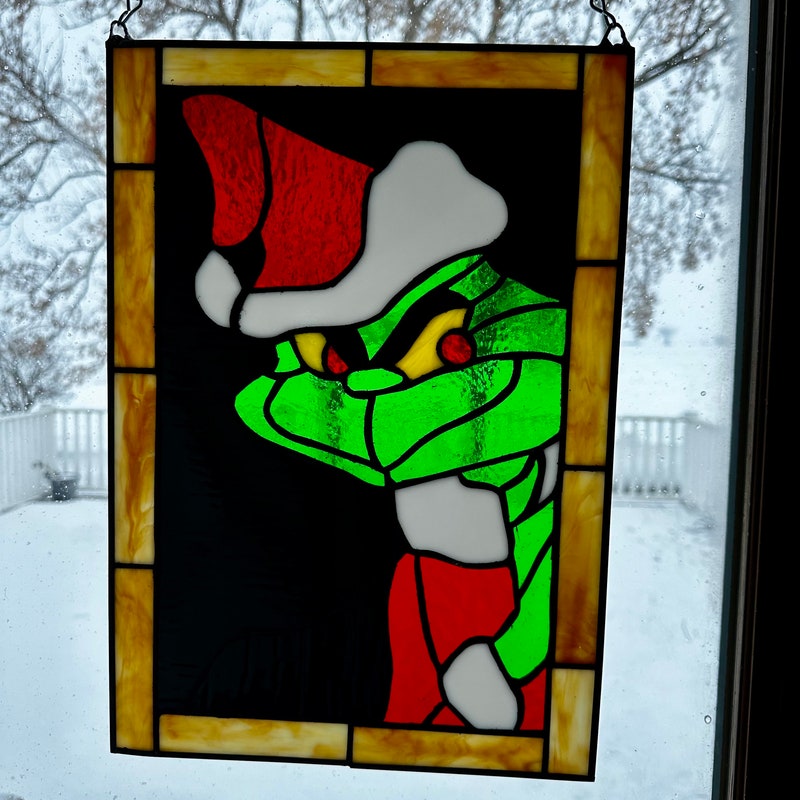 Grinch Window Decor - Etsy