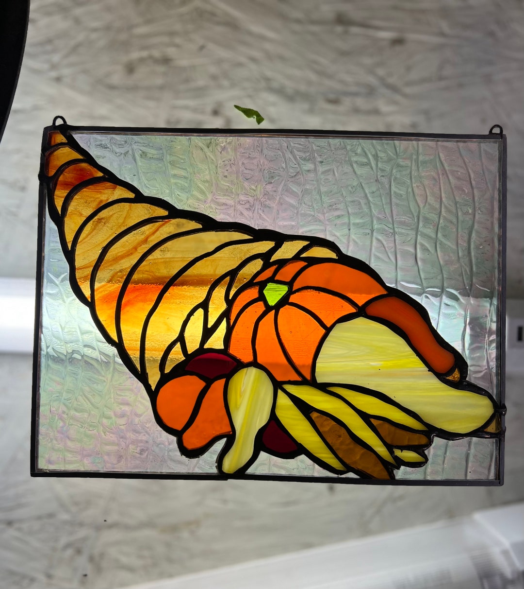 Stained Glass Cornucopia Window Hang/suncatcher - Etsy