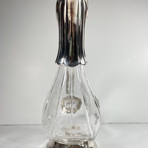 Vintage Glass Silverplate Duck Swan Goose Glass Decanter Pitcher Art ...