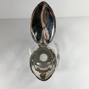 Vintage Glass Silverplate Duck Swan Goose Glass Decanter Pitcher Art ...