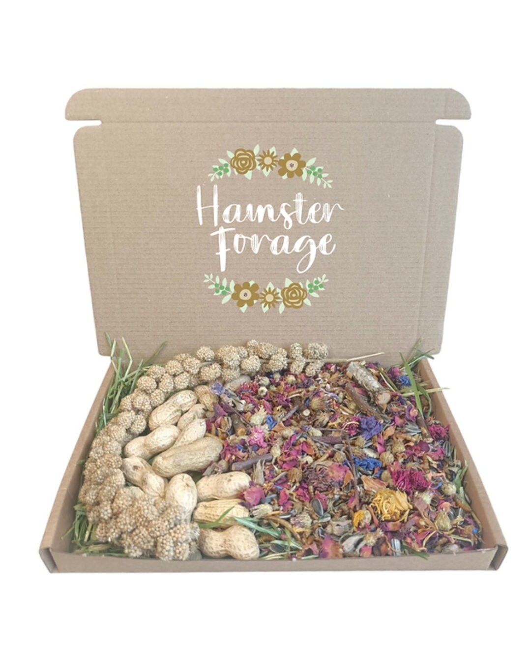 Hamster Forage Box. Dried Forage. Treats for Hamsters. Forage Mix ...