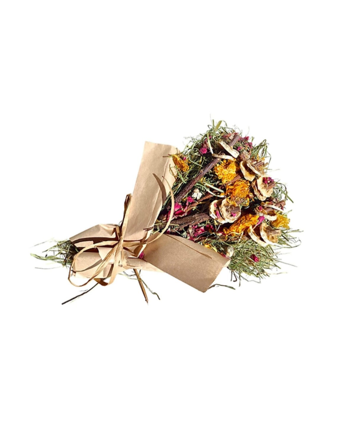Banana Bouquet, Dried Flowers, Forage, Boredom Breaker, Enrichment - Etsy