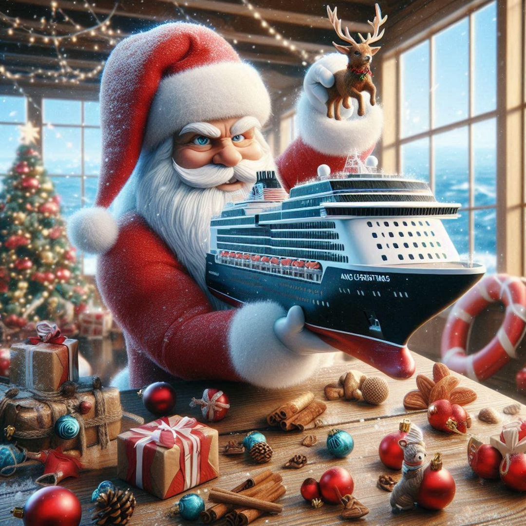 Momo Santa / Barber Santa / Christmas - Etsy