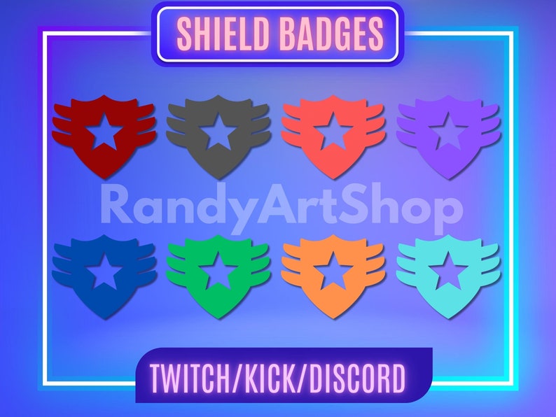 Twitch Star Badge Stellar Badge Subscriber Badge Stream - Etsy