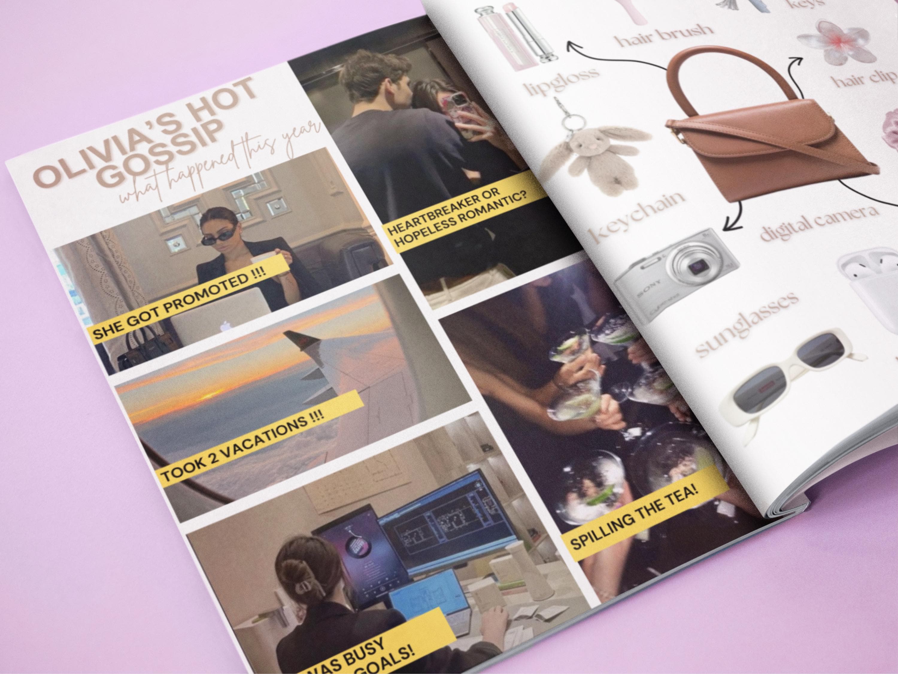 Personalized Magazine Template for Best Friend Customizable Magazine ...