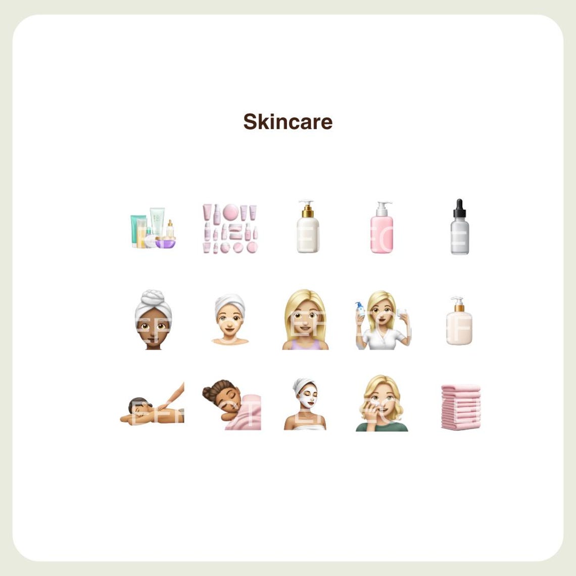 Ios 18 Clean Girl Aesthetic Emoji Sticker Pack That Girl Emoji ...