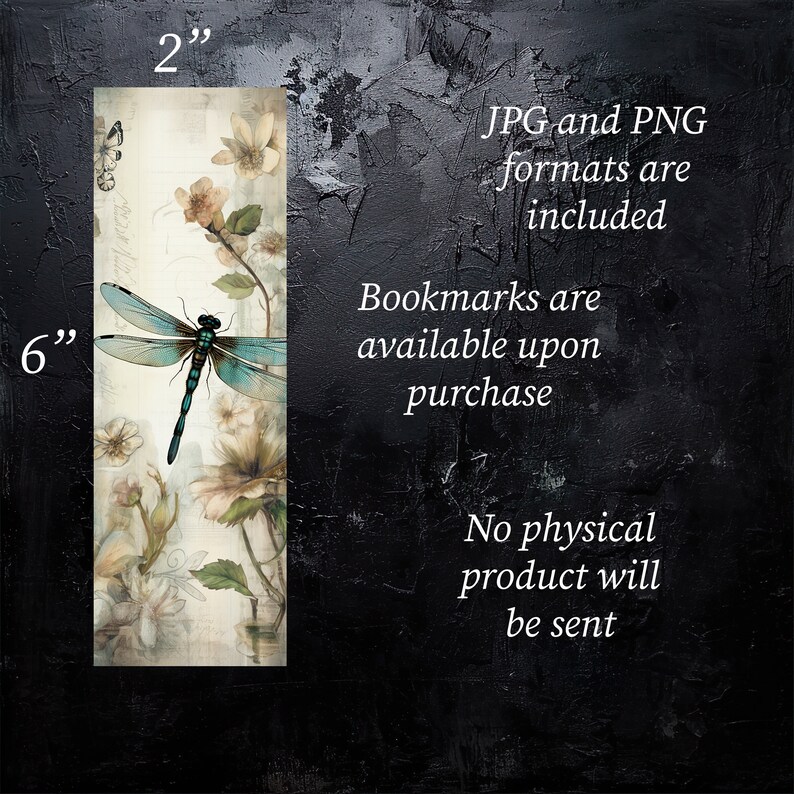 Dragonfly Printable Bookmark Collection Perfect Gift for Book Lovers - Etsy