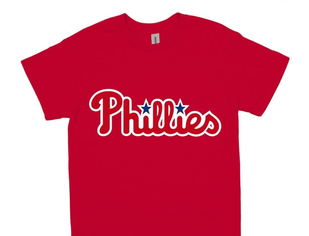 Phillies Shirts - Etsy