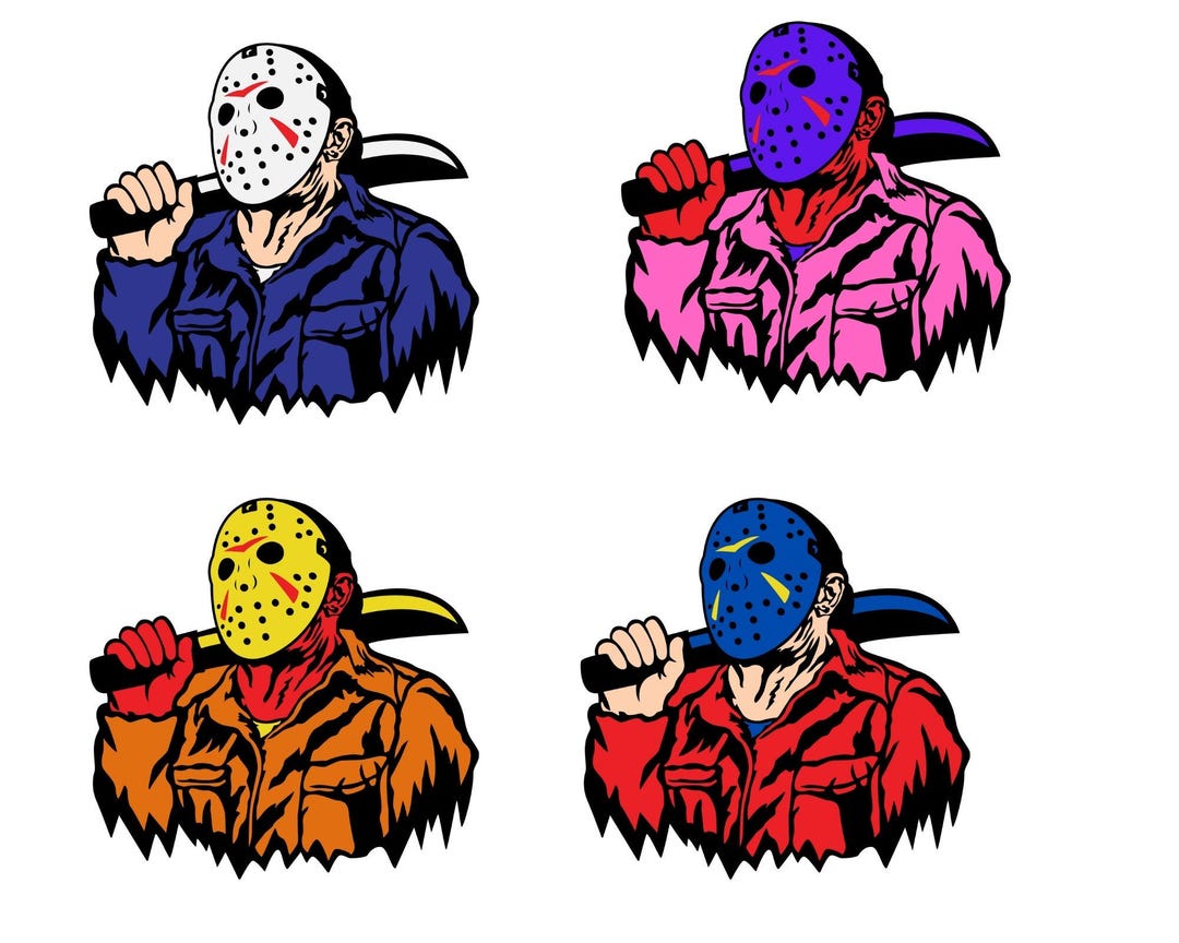Jason Svg, Jason Vorhees Svg,halloween Svg, Scary Svg, Creepy Svg ...