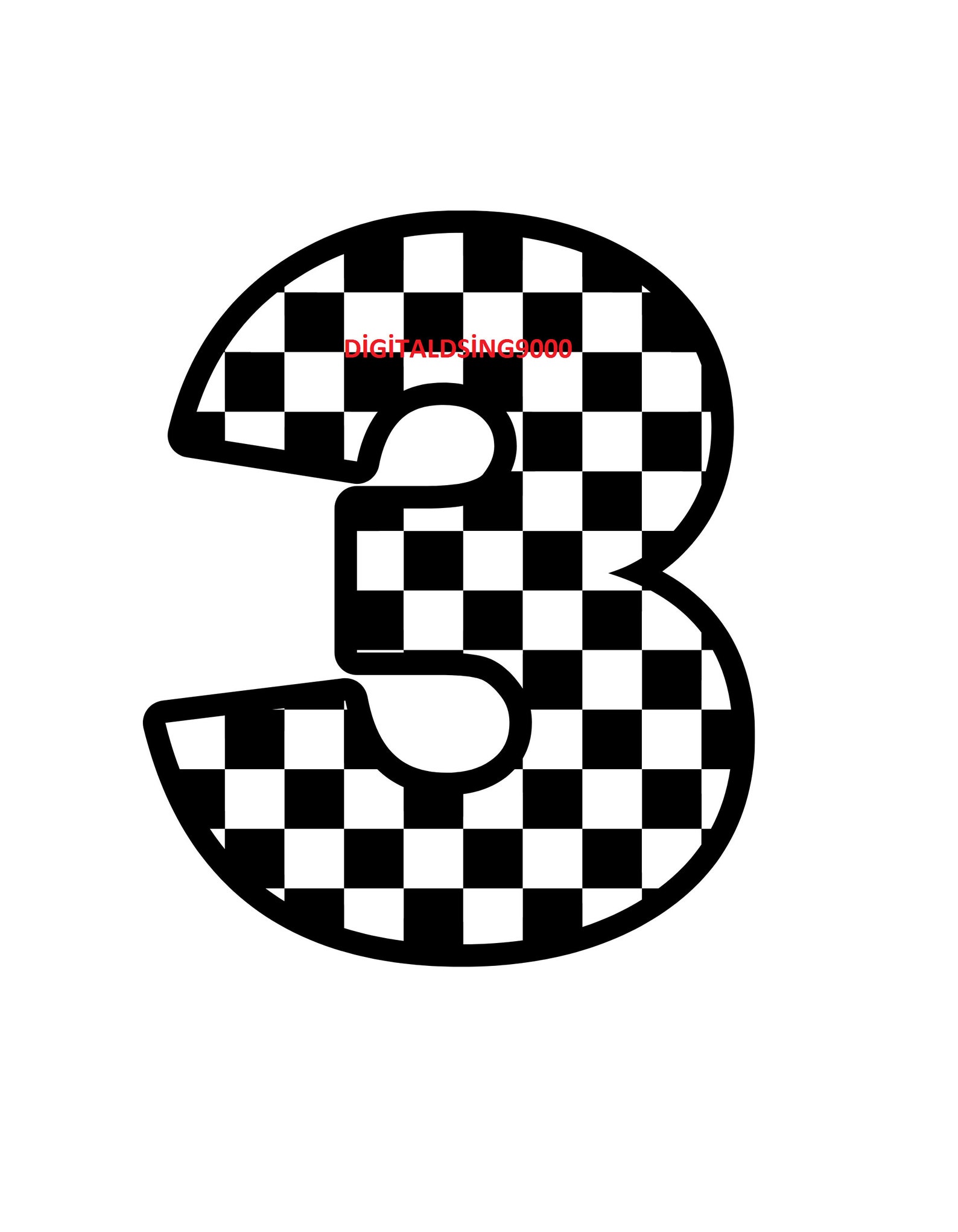 Checkered Numbers 10 Svg 10 Png File,racing Numbers Svg,numbers Svg ...