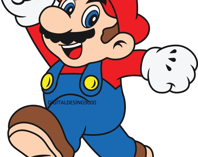 Mario Png, Cute Super Mario Clipart, Birthday Png,instant Download ...