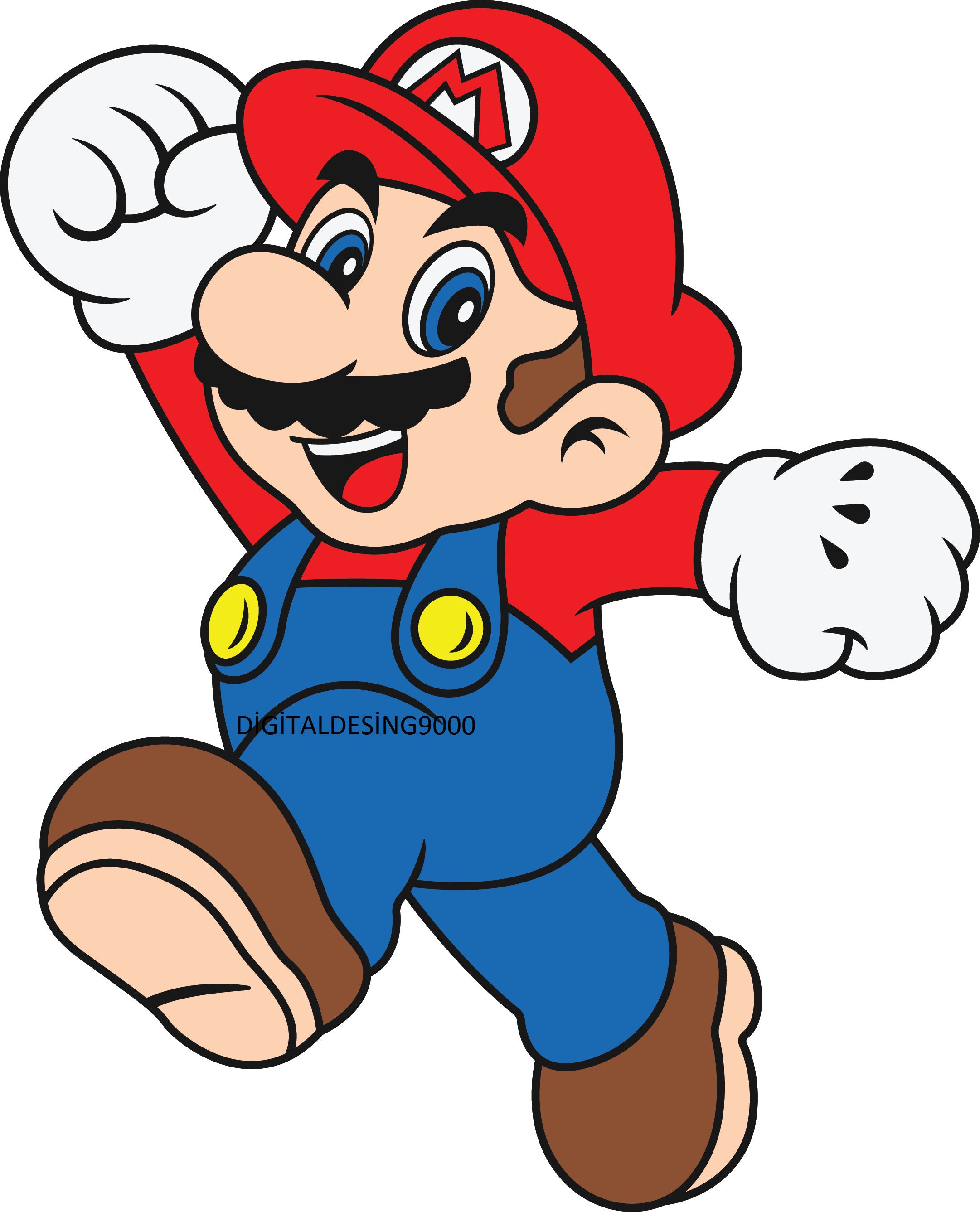 Mario Png, Cute Super Mario Clipart, Birthday Png,instant Download ...