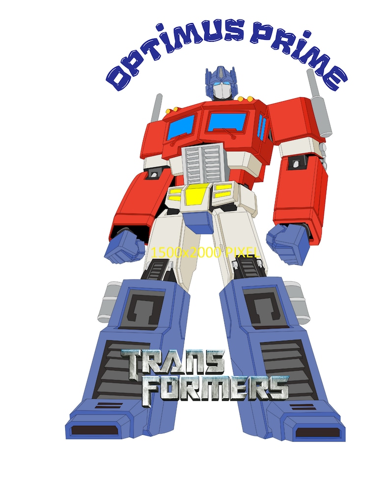 Optimus Prime 4 Png,robot Leader,robot King,digital Download,digital ...