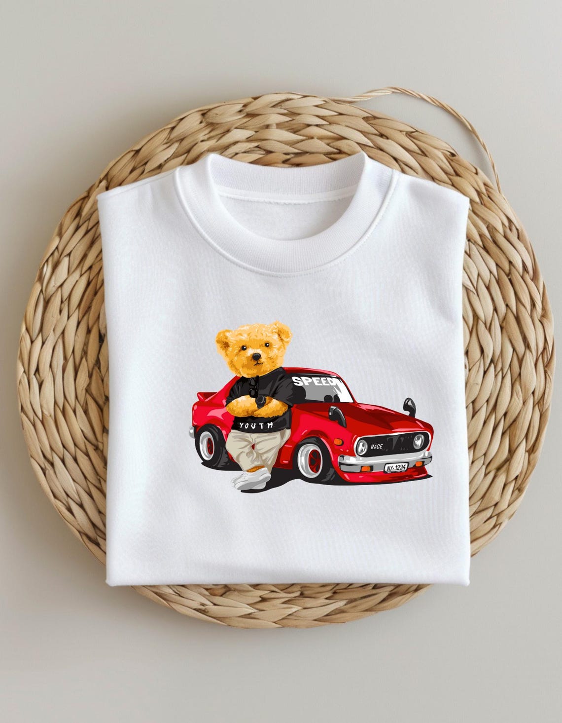 Teddy Bear Png,sports Red Car,cute Teddy Bear Png,red Print,color ...