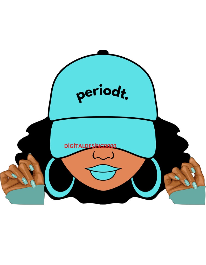 Periodt Woman Cap 1 Svg, Black Woman 4 Png, Black Woman Svg, Afro Woman ...