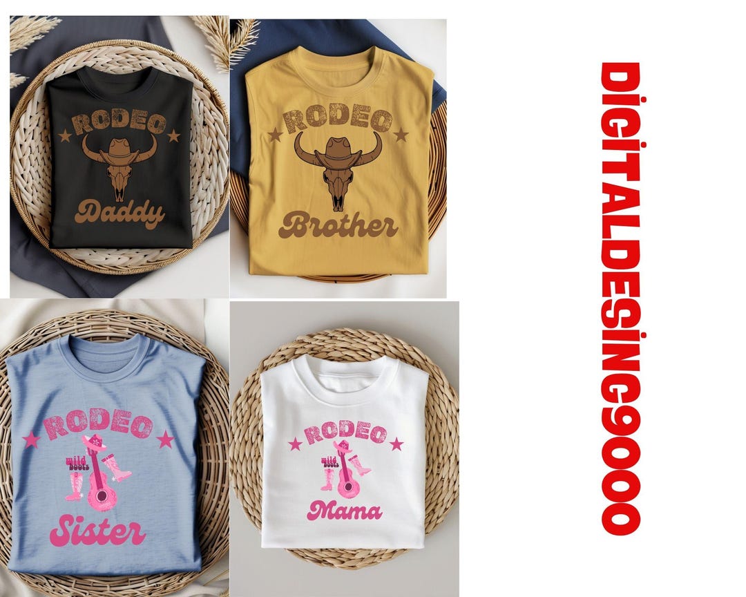 Rodeo Mama Png, Rodeo Daddy Png,rodeo Sister,rodeo Brother,western ...