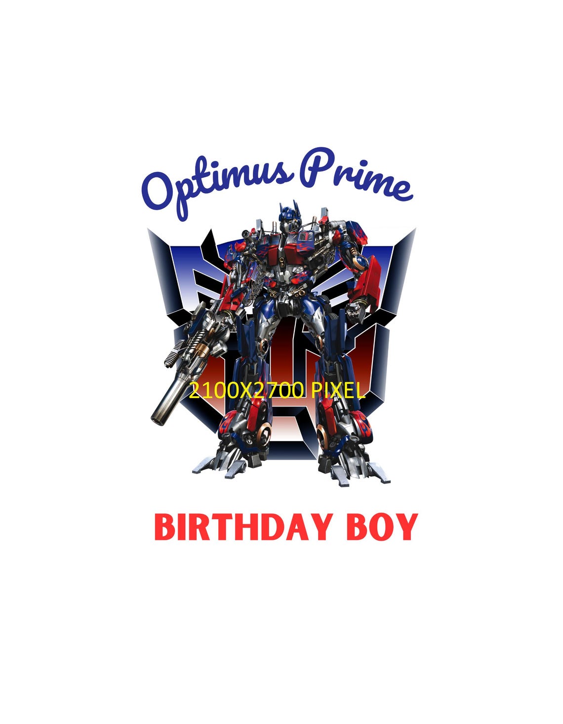 Birthday Boy TRANSFORMERS Mask,autobots Making,transformers,the Game ...