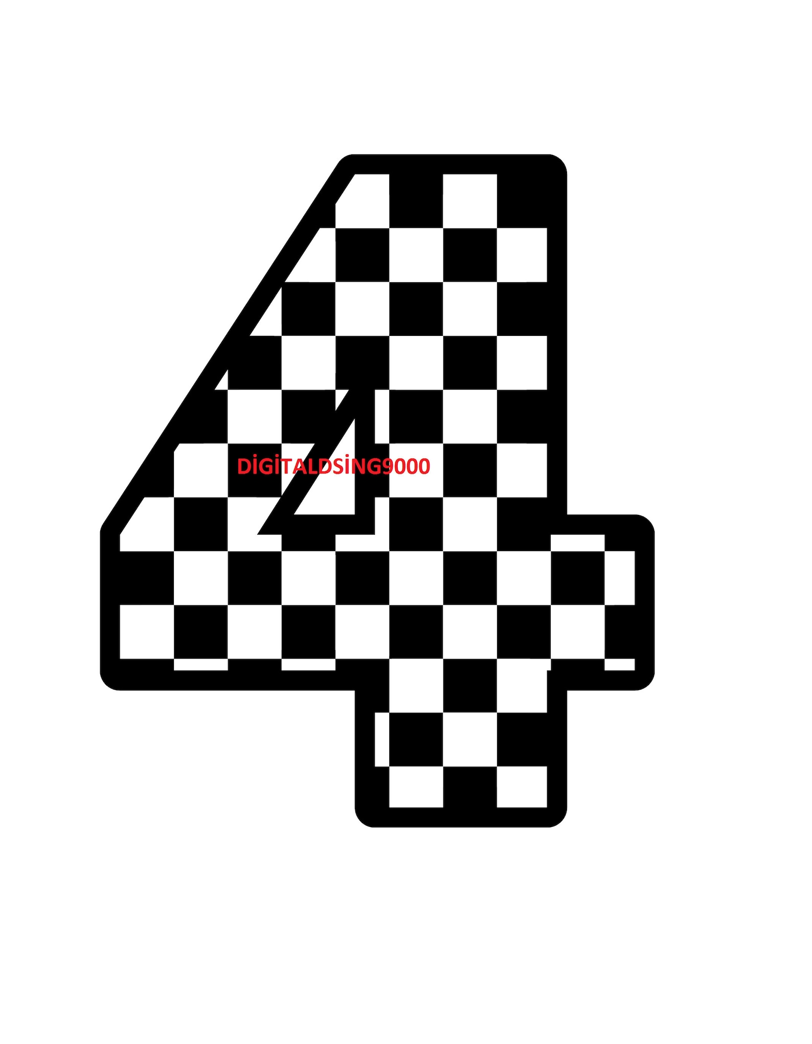 Checkered Numbers 10 Svg 10 Png File,racing Numbers Svg,numbers Svg ...