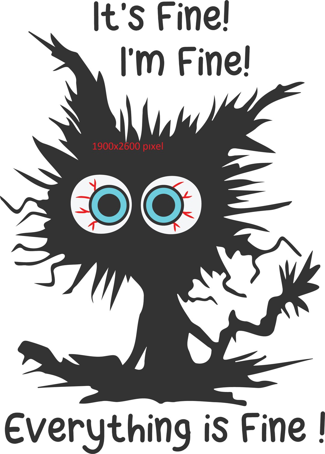 Funny Cat, Surprised Cat, Cute Cat, Digital Download, Scared Cat, Cat ...