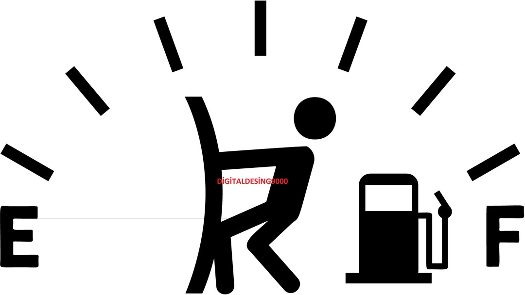 Funny Gas Tank Svg Downloads File for Cricut Silhouette Gas Needle Svg ...