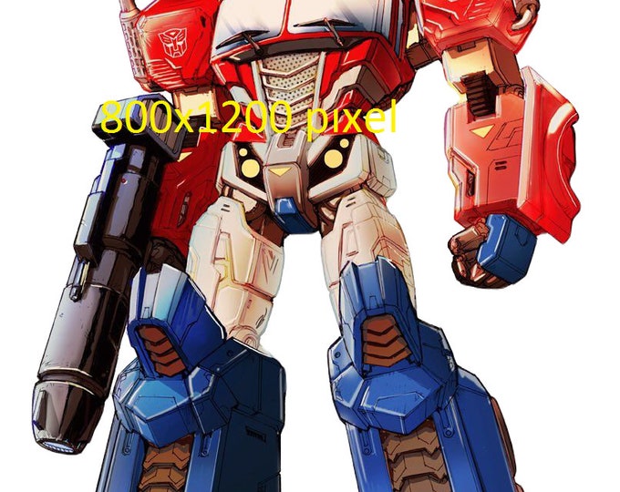Optimus Prime Png,robot Leader,robot King,digital Download,digital ...