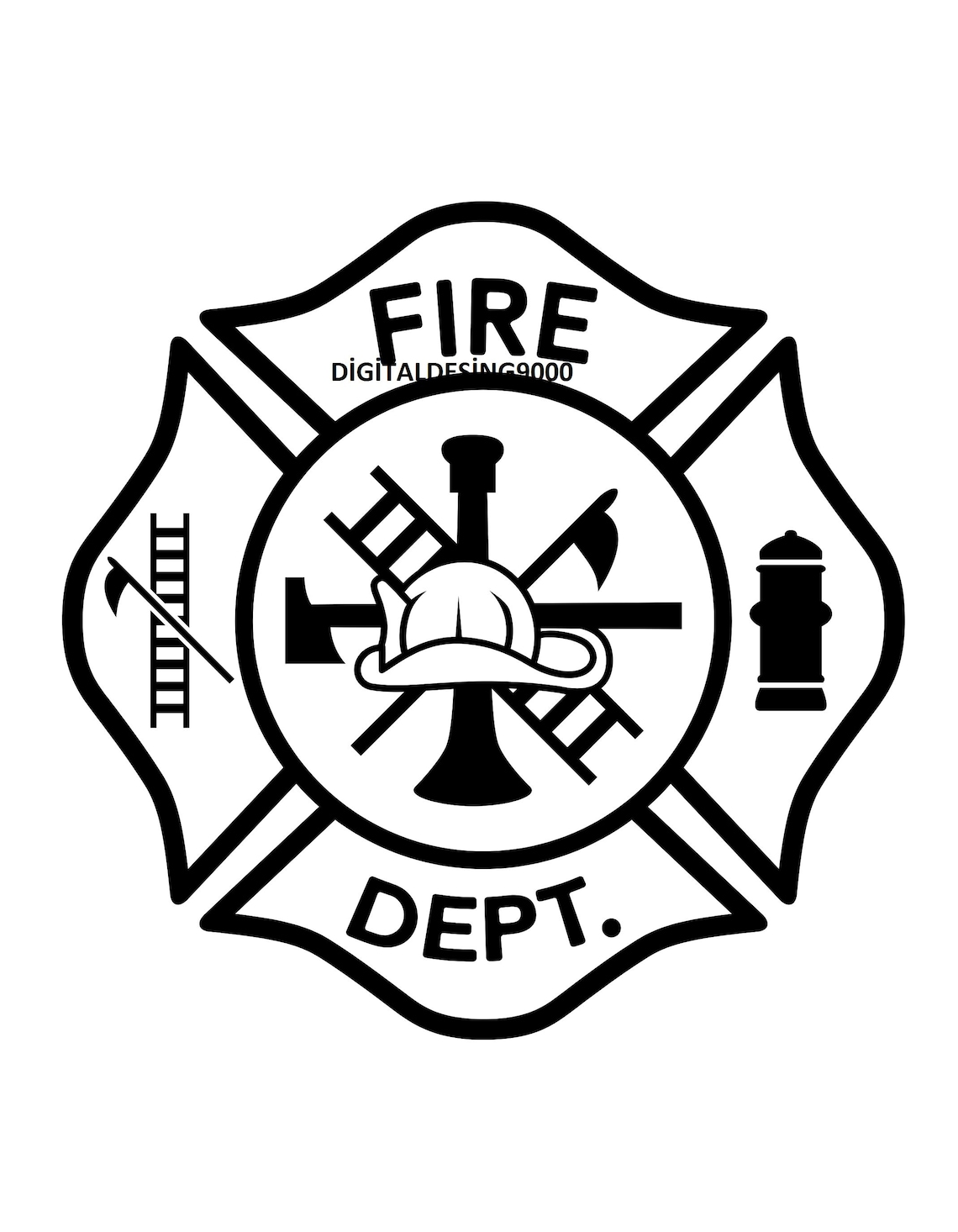Fire Department Png,fire Dept Png Maltese Cross Png,firefighter Png ...