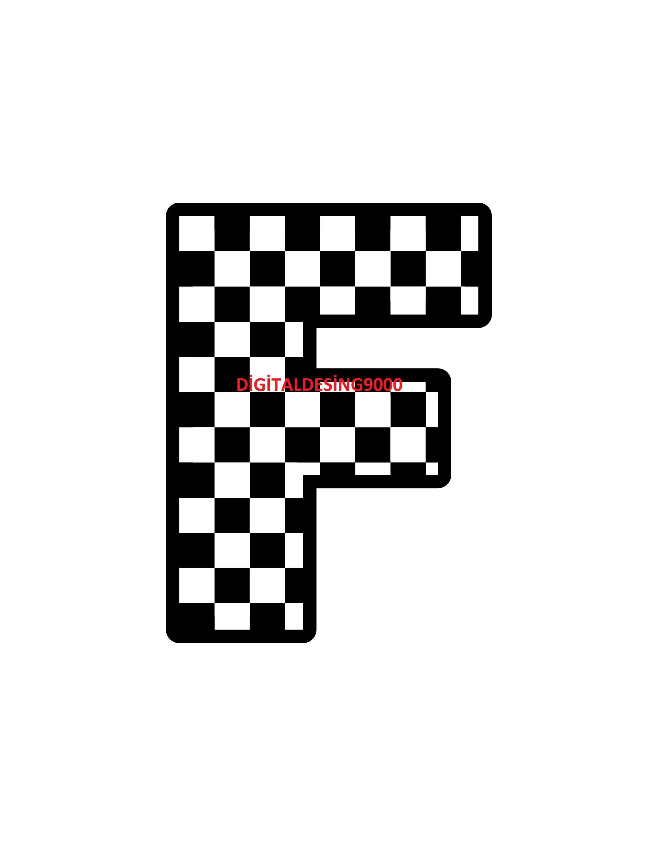 Racing Checkered Alphabet and Numbers Svg Png Bundle,checkered Letters ...