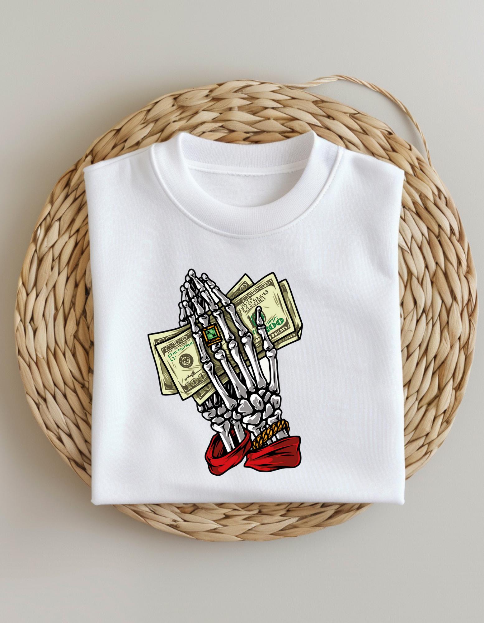 Skeleton Money Png,skeleton,fingers,green Ring,digital Download ...