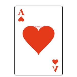 Playing Cards 4 Png,poker Playing Cards Red Heart,black Heart,costume ...