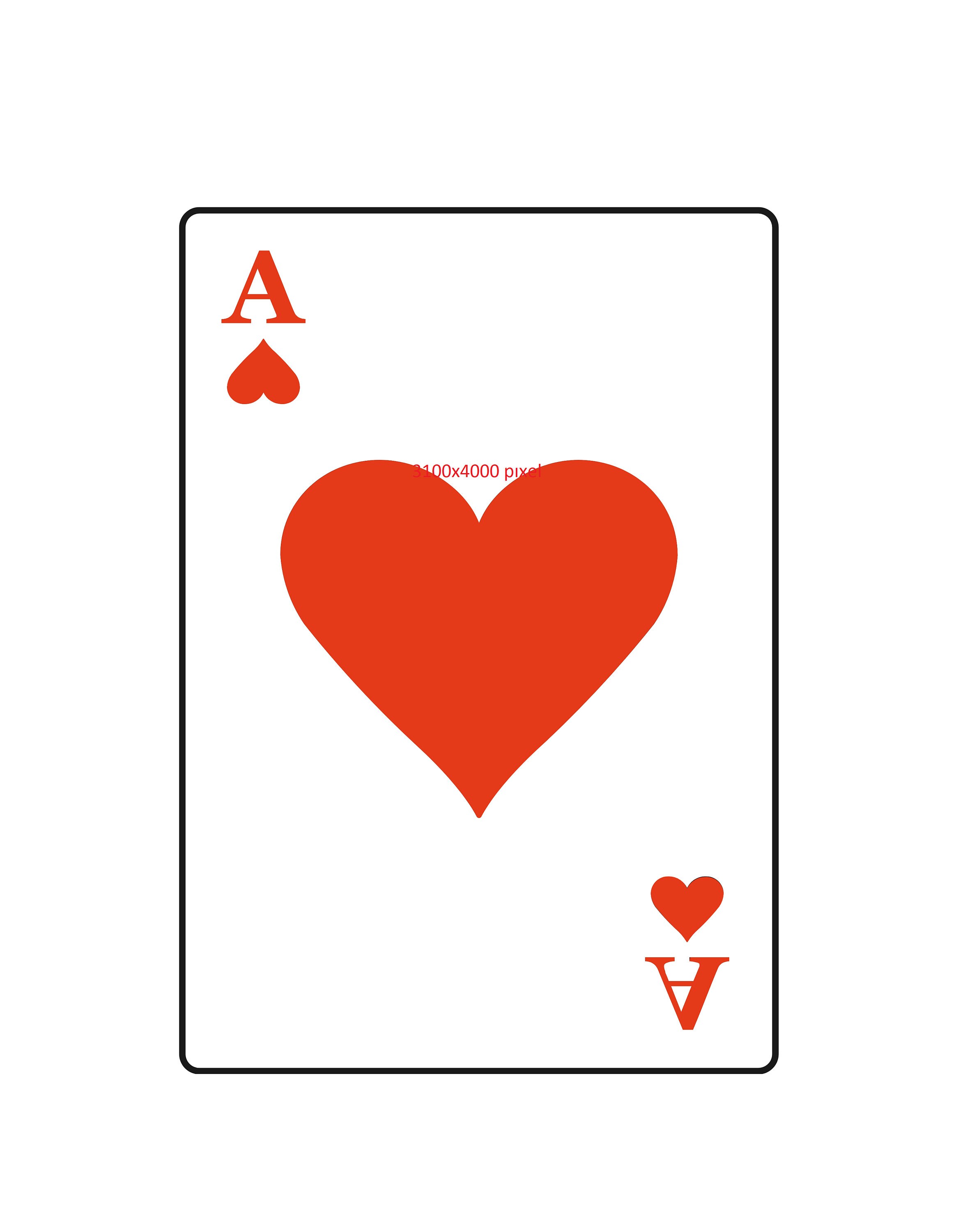 Playing Cards 4 Png,poker Playing Cards Red Heart,black Heart,costume ...