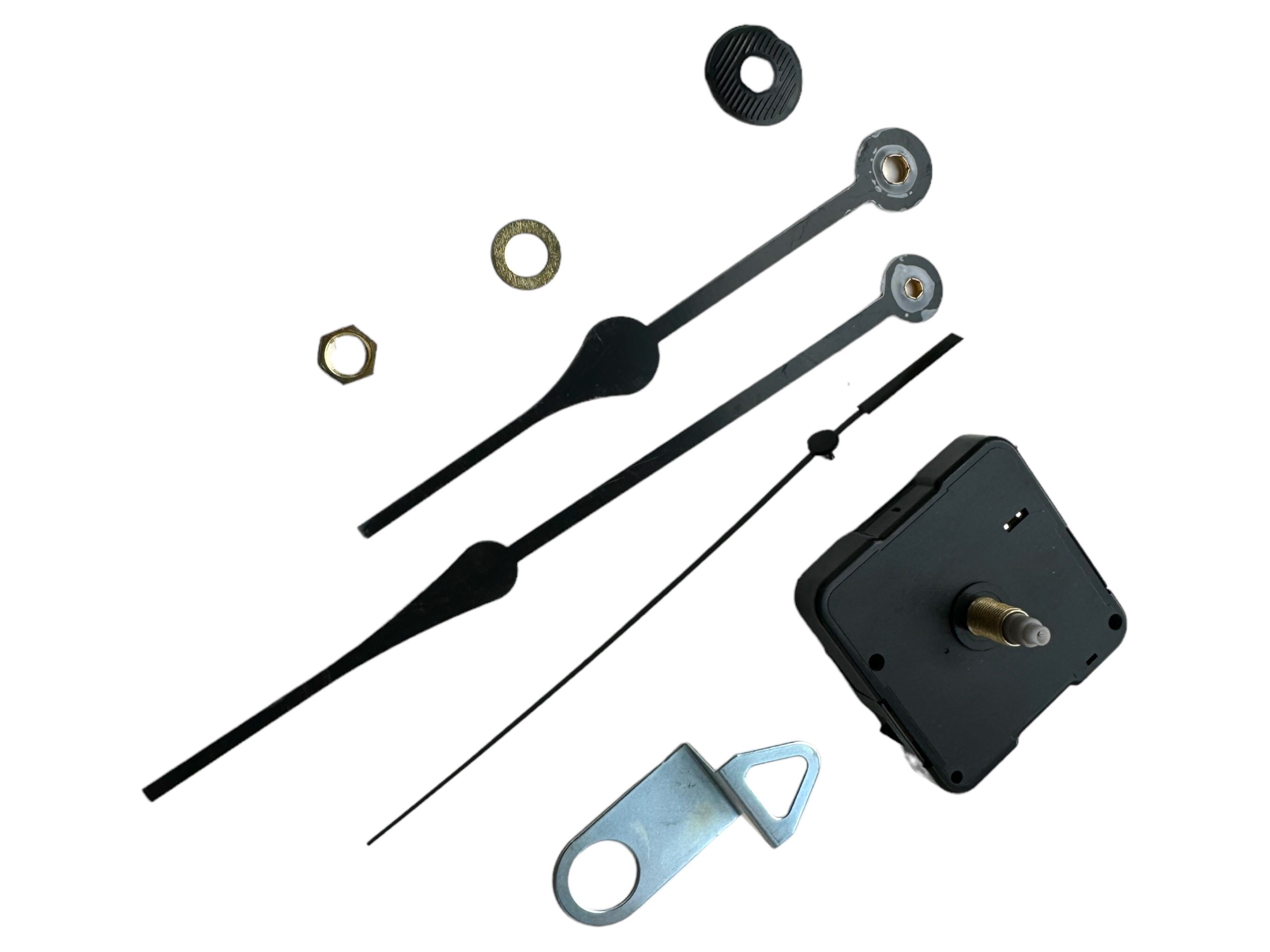 Round MDF Clock Blank Set With Mechanism and Numbers for Resin and Art ...