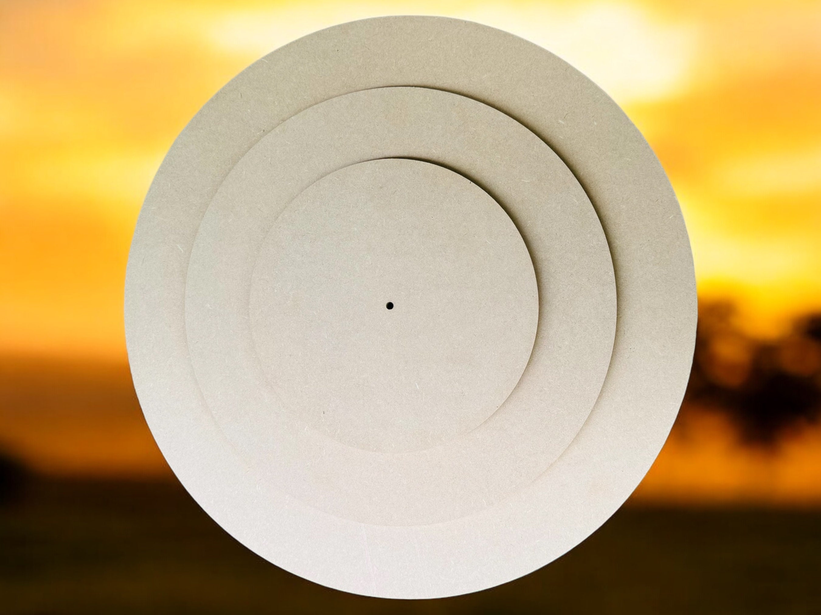 Round MDF Clock Face Blank for Resin & Art High Quality 6-9mm Thick 30 ...