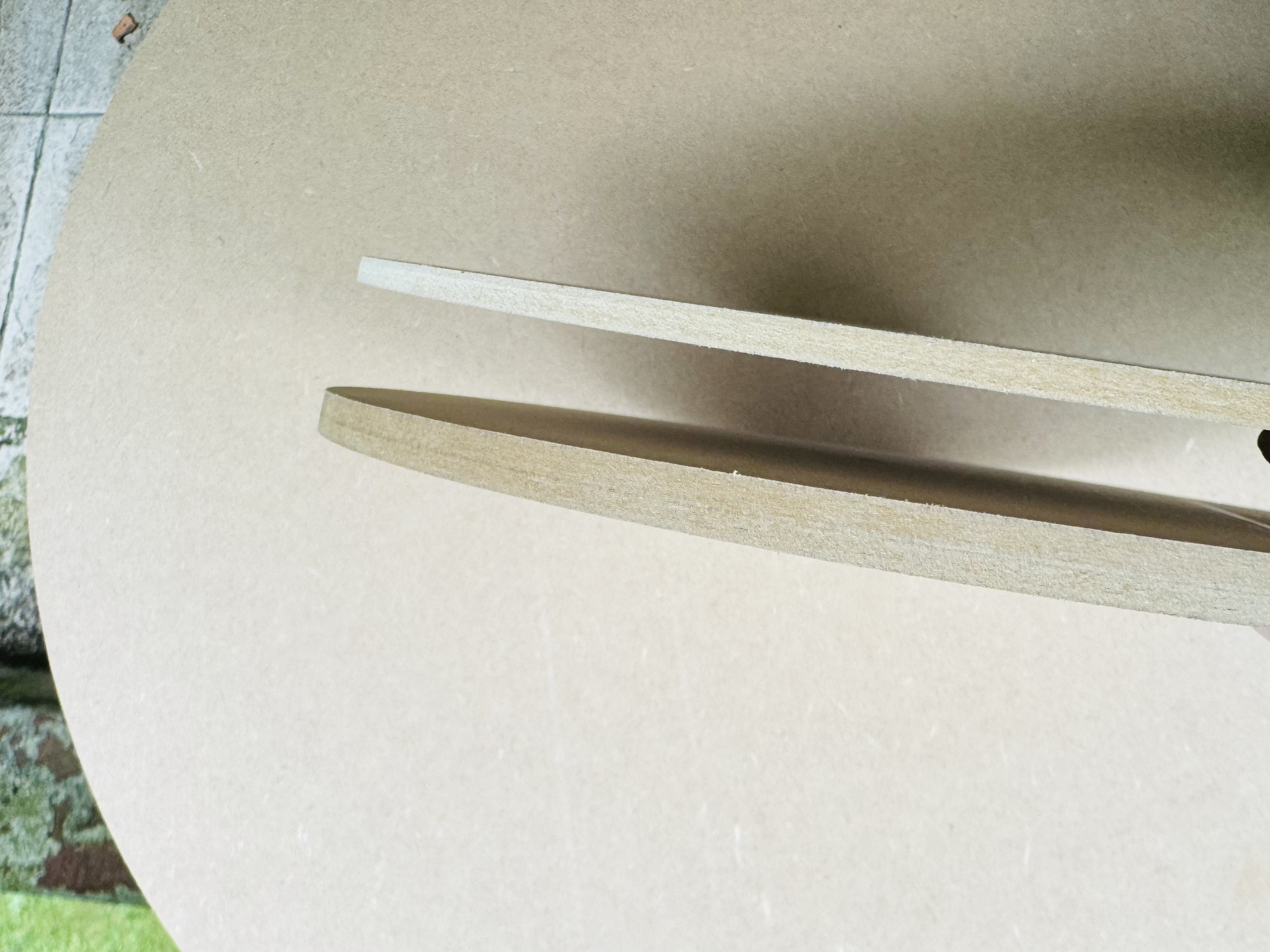 Round MDF Clock Face Blank for Resin & Art High Quality 6-9mm Thick 30 ...