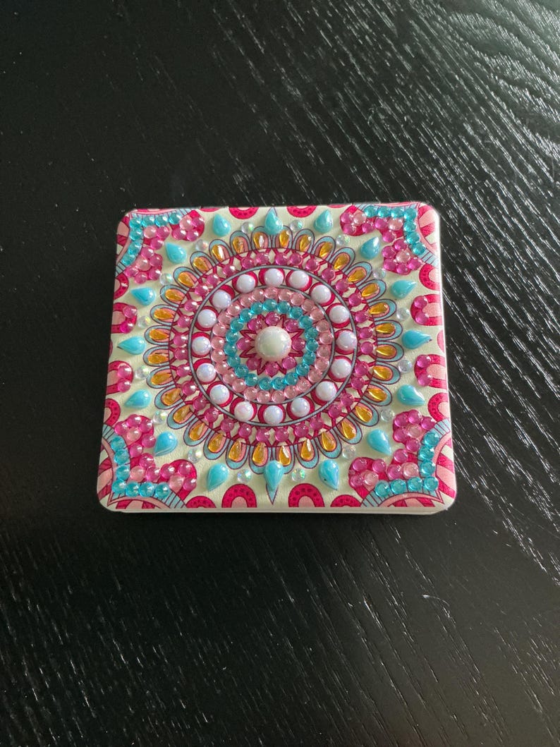 Diamond Art Compact Mirror - Etsy
