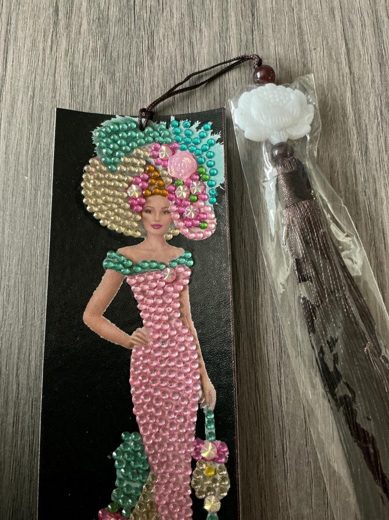 Victorian Dress Lady Bookmark - Etsy