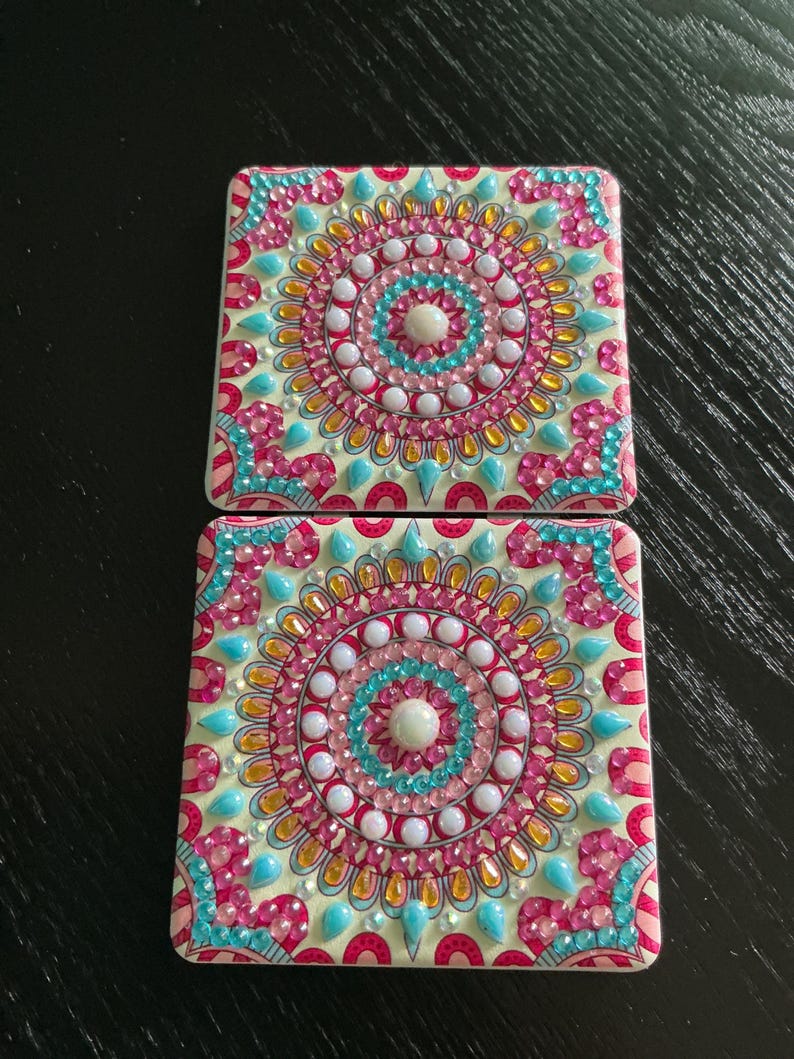 Diamond Art Compact Mirror - Etsy