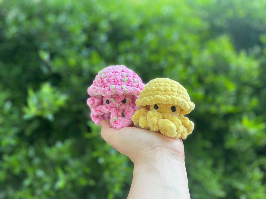 Handmade Jelly Pops Crochet Jellyfish Fidget Pop Customizable Pop ...