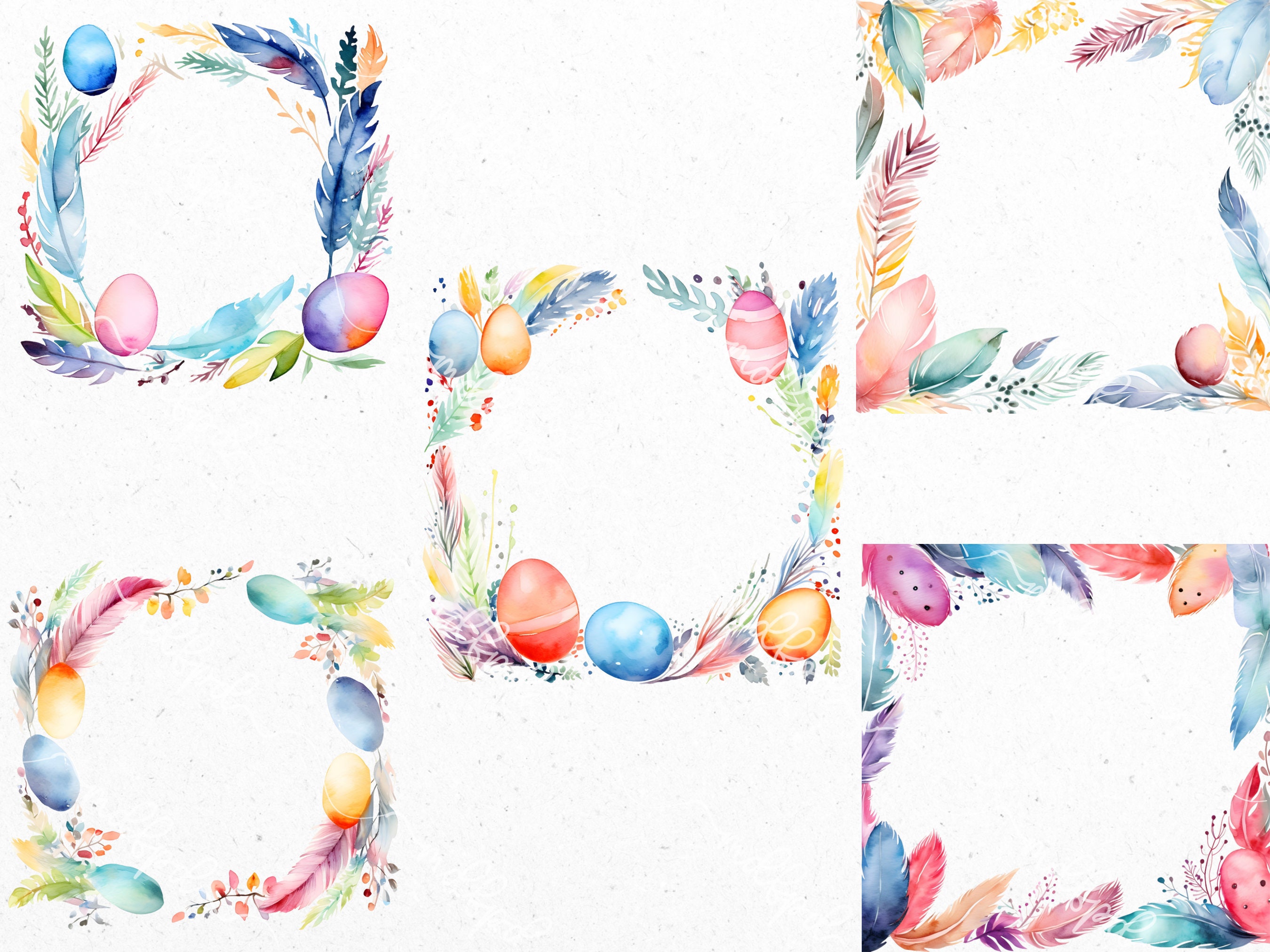 Easter Frames & Borders: Easter Frames and Borders Clip Art, Easter ...