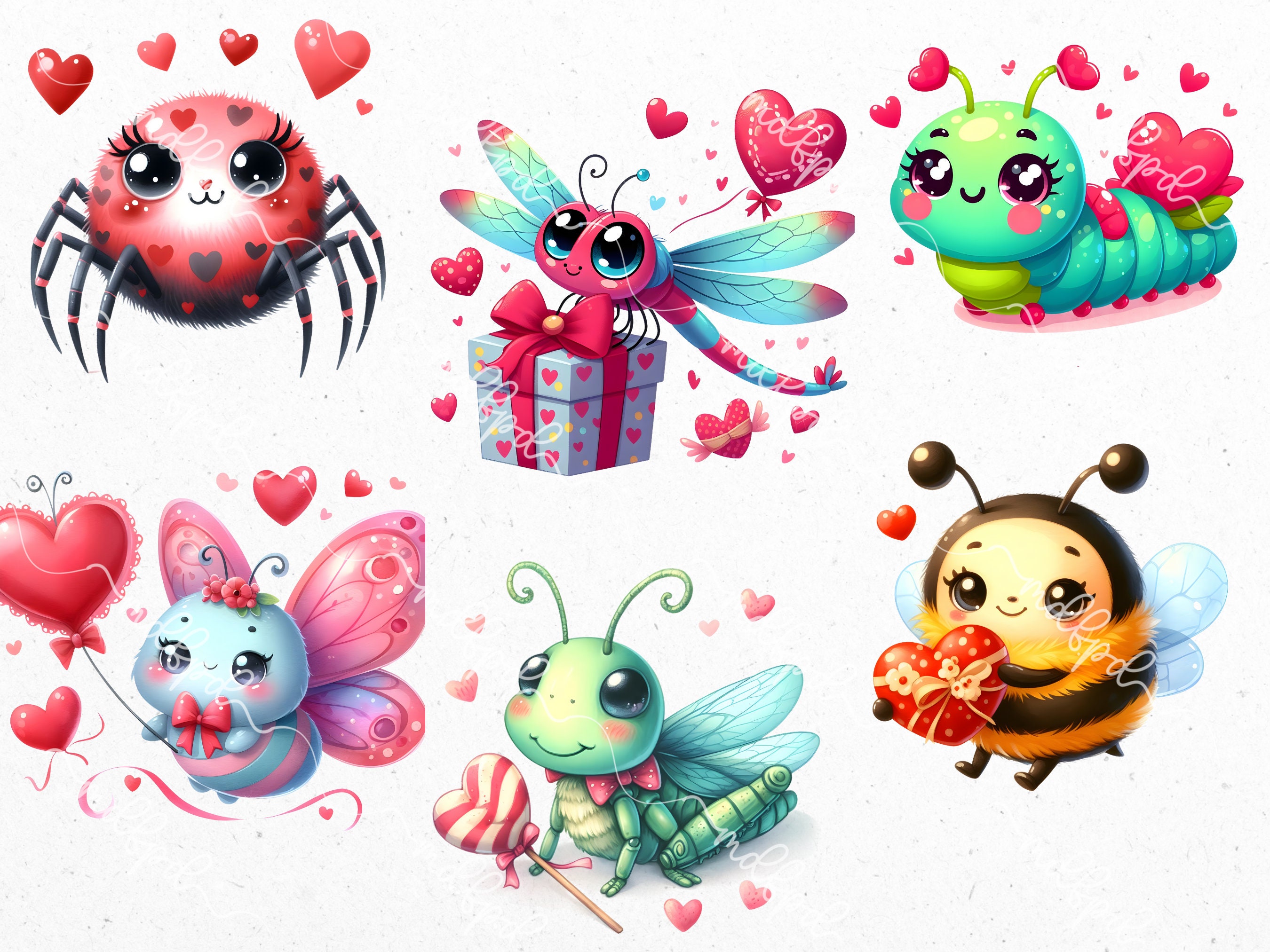 Love Bugs: Valentine Love Bug Clip Art, Valentine Love Bugs Pngs ...