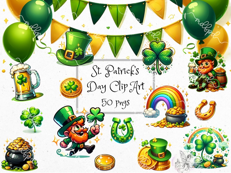 St. Patrick's Day Clip Art: St. Patrick's Day Clip Art, St Patrick's Day Pngs, Transparent ...